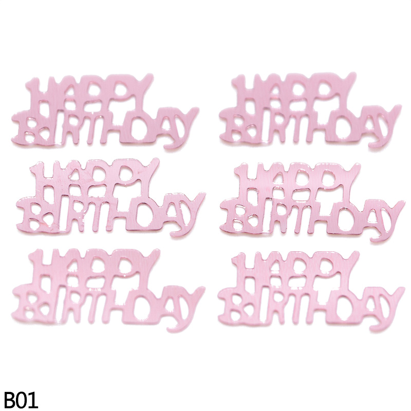 15g/bag Happy Birthday Letter Confetti with Star B... – Grandado