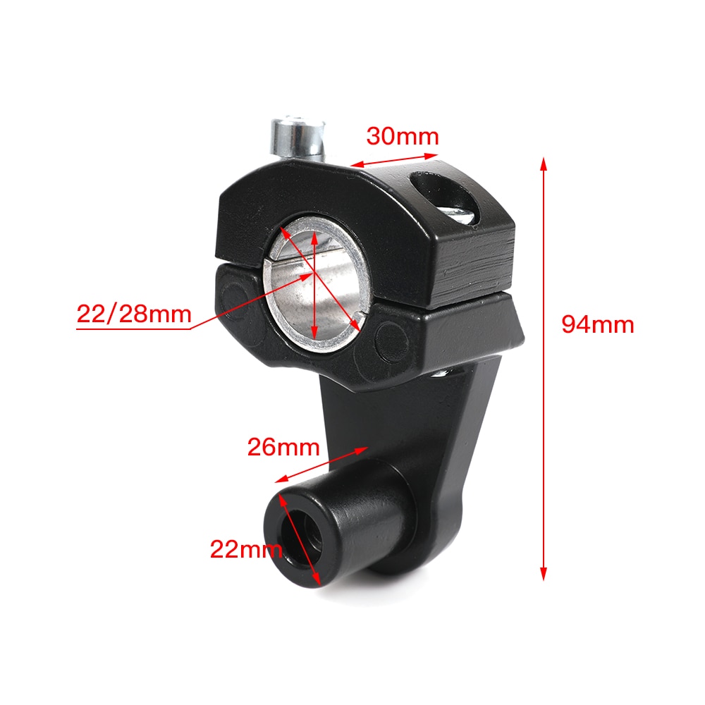 Universal 22mm/28mm Motorcycle Handlebar Riser Bars Clamp Handle Bar Risers Clamps For Kawasaki ...