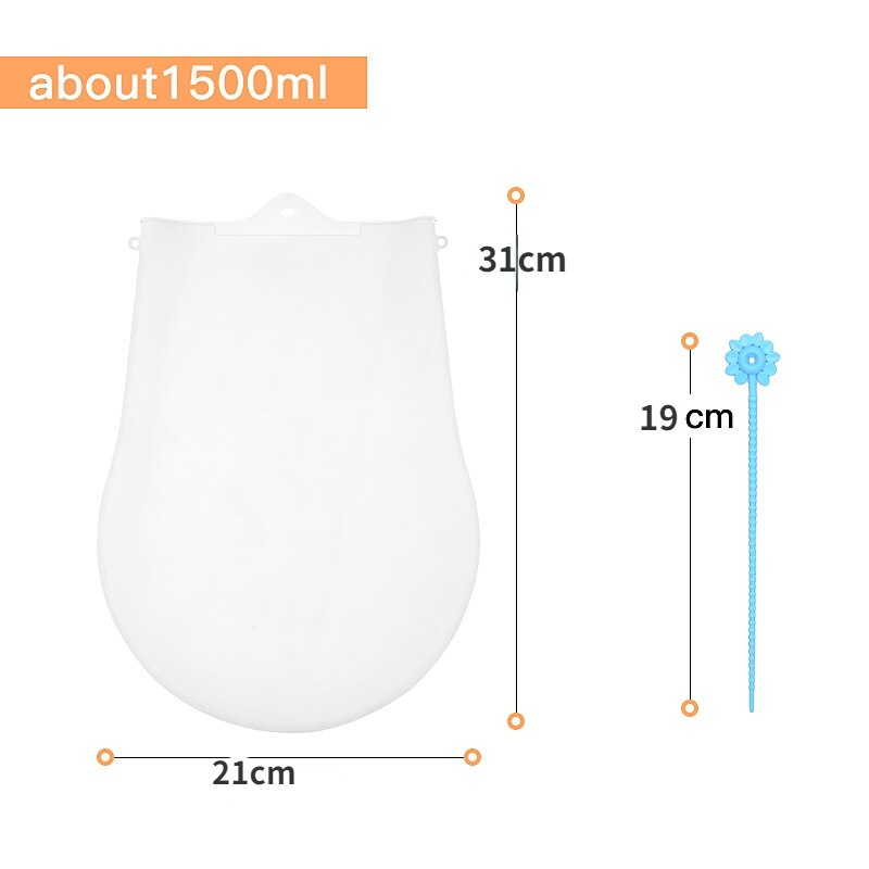 1.5Kg Siliconen Kneden Deeg Zak Meel Mixer Tas Vee... – Grandado