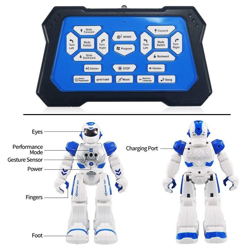 Remote Control Robot For Kids ligent Programmable ... – Vicedeal
