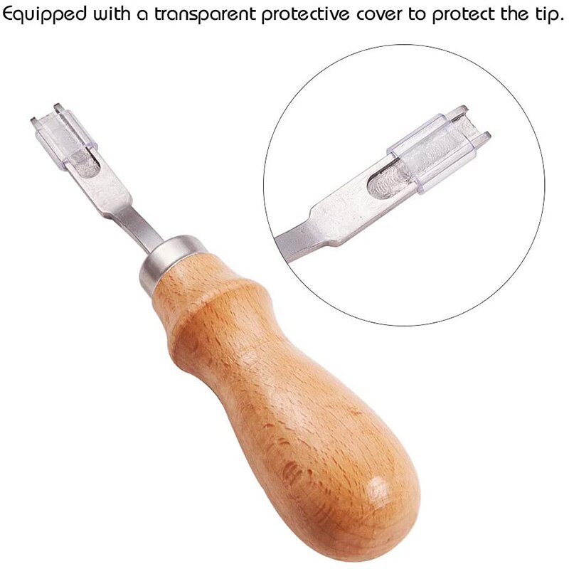 2Pcs Profession Adjustable Leather Craft Edge Crea... – Grandado