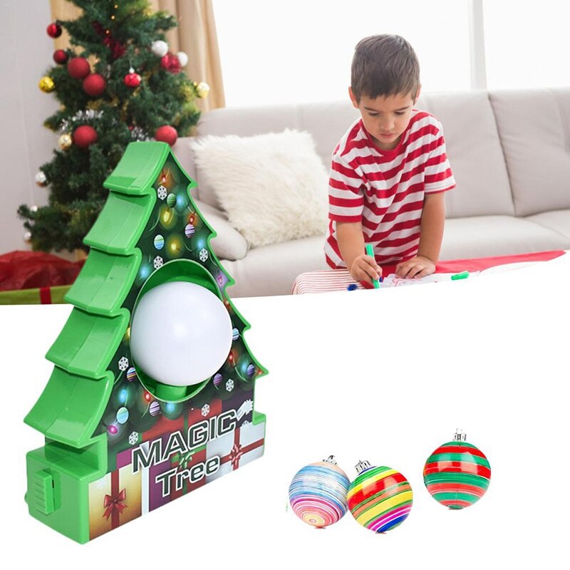 DIY Christmas Tree Rotate Drawing Ball Set Electri... – Grandado