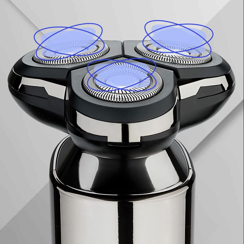 3D Hoofd Droog Nat Led Display Scheermes Usb Oplaa... – Grandado