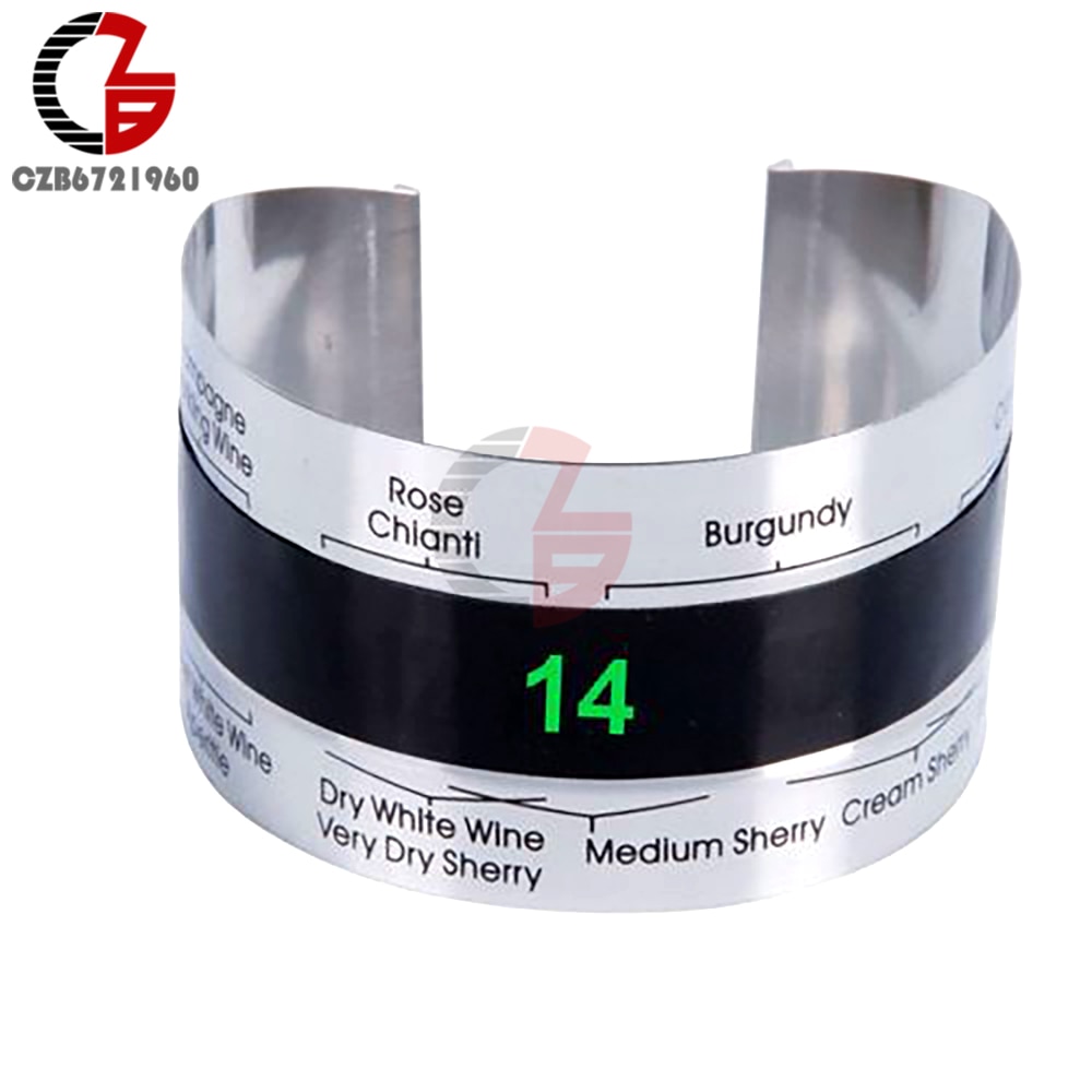 Stainless Steel Bottle Wine Thermometer LCD Displa... – Vicedeal