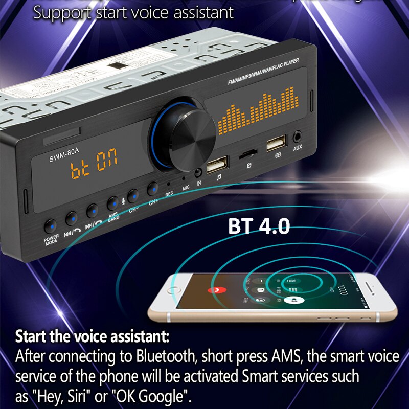 1 Din Bluetooth Car Radio USB MP3 Audio Player AM ... – Vicedeal