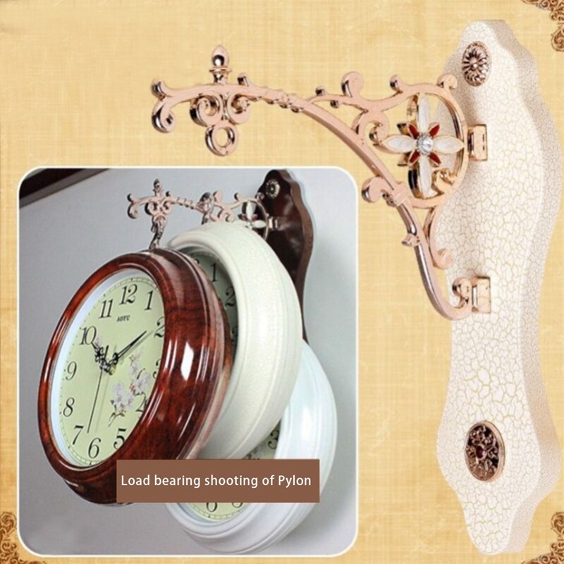 Double Face Wall Clock Room Decor Vintage Wall Wat... – Grandado