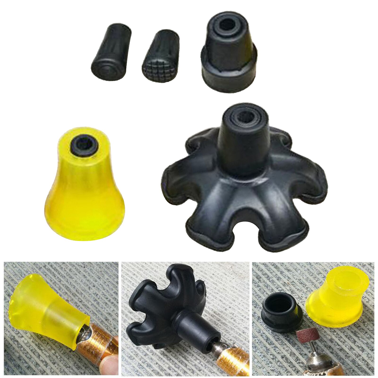 Crutch/Cane Rubber Tip 6-Support Feet Rubber Repla... – Grandado