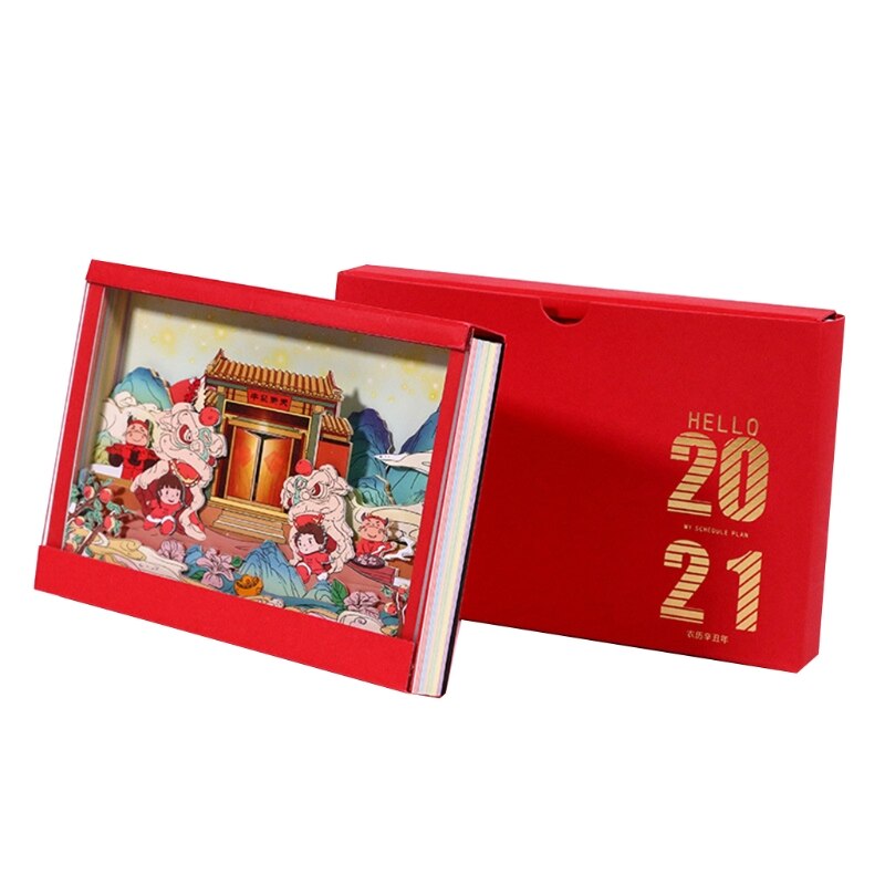 Chinese Year 3D Hand Tear Desk Calendar Engraving ... – Grandado