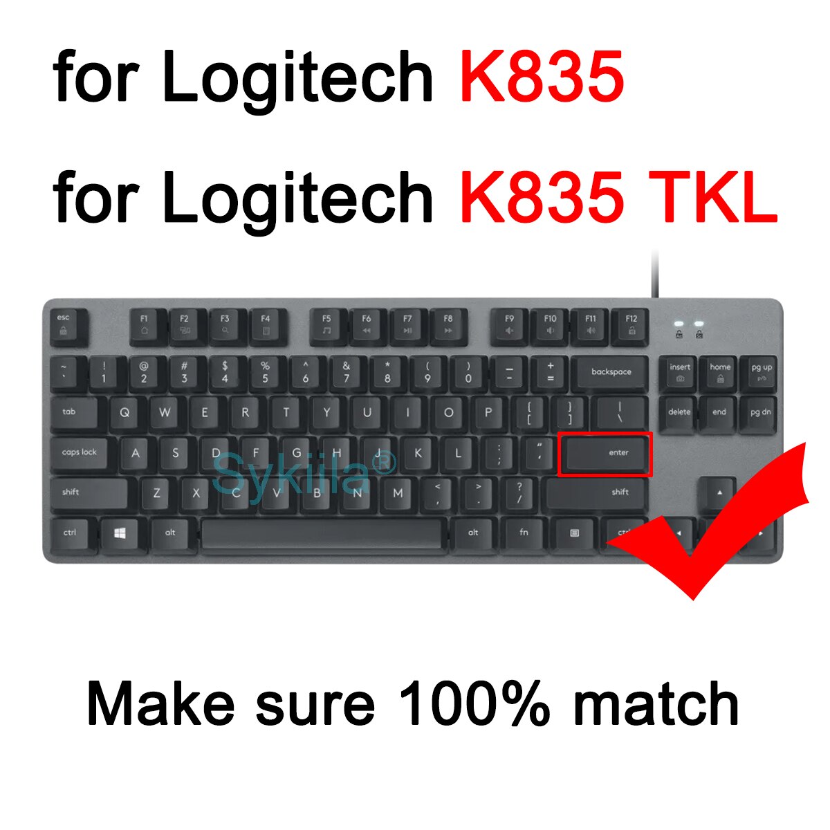 Keyboard Cover for Logitech K835 for Logi K835 TKL... – Vicedeal