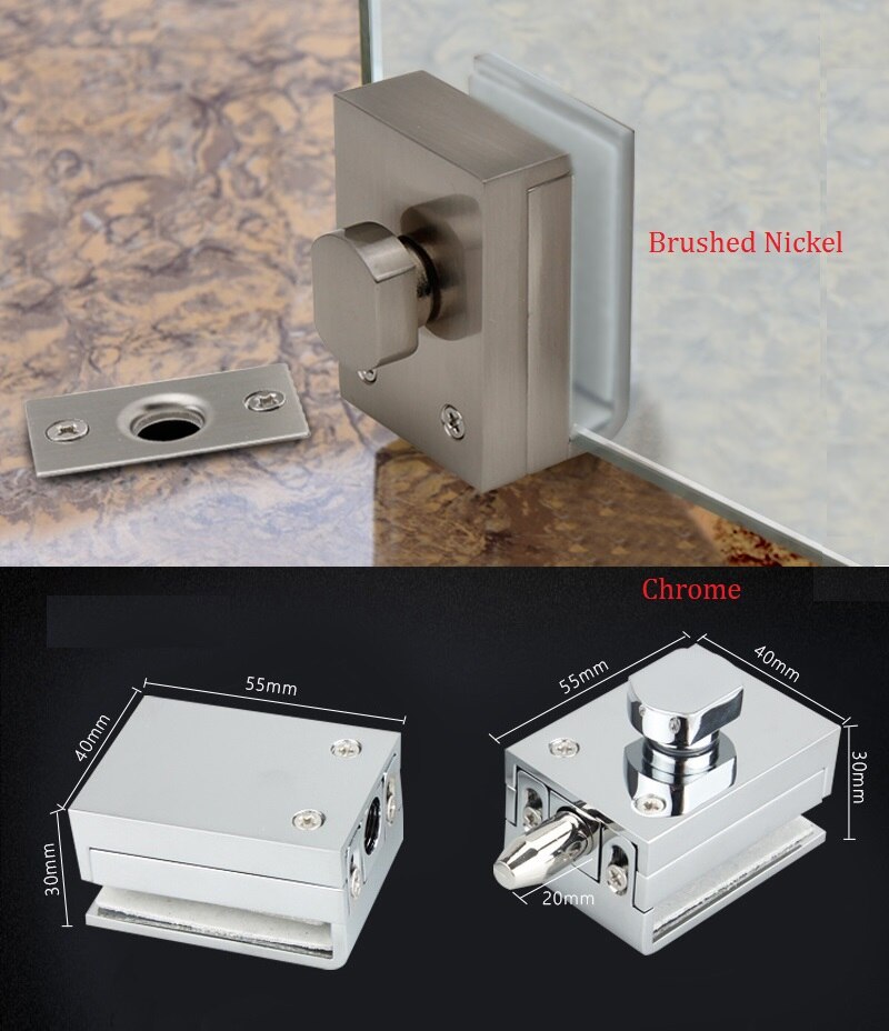Zinc Glass Clamp Latch Lock Bolt Shower Box Swing ... – Grandado