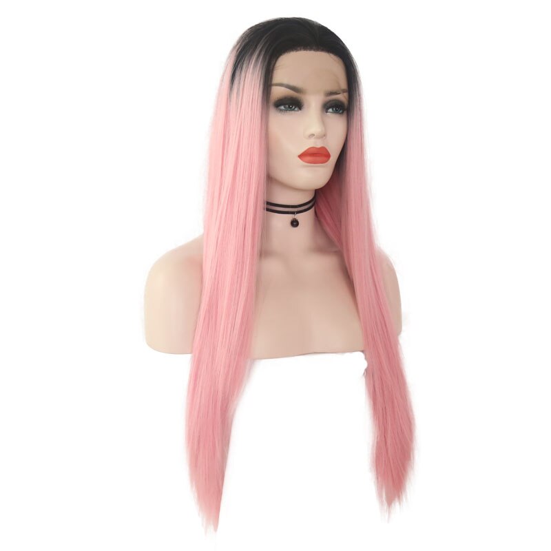 JOY&BEAUTY Hand Tied Black Roots To Pink Ombre Hig... – Vicedeal