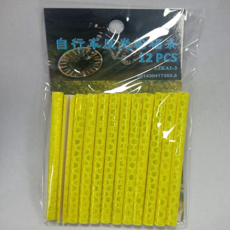 Colorful reflective spokes bicycle spokes decorati... – Grandado