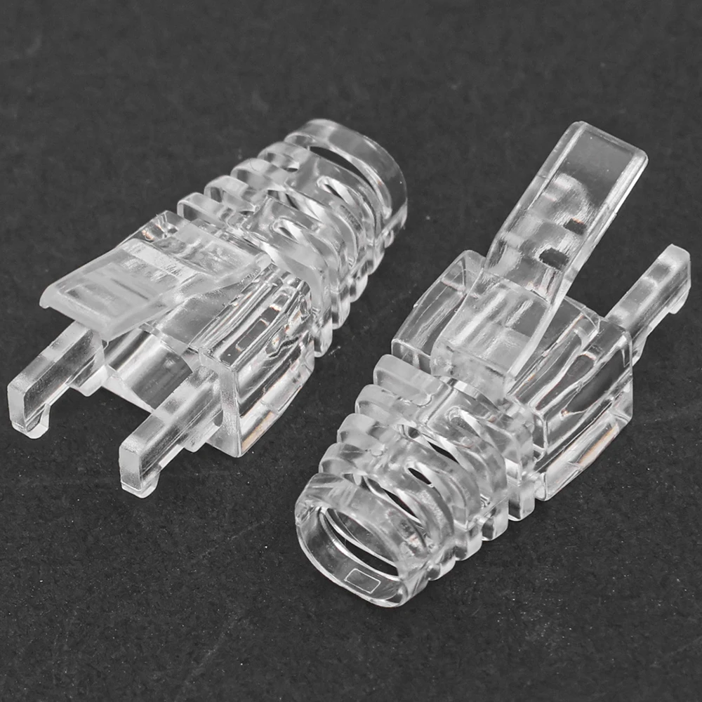1-100Pcs Transparent RJ45 Ethernet Cable Connector... – Grandado