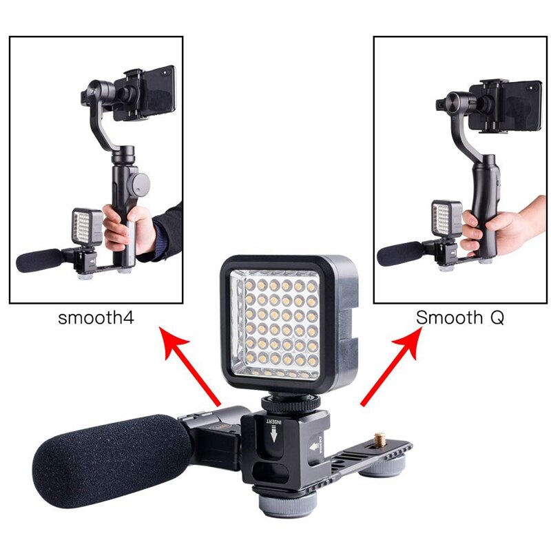 Quadruple Cold Shoe Stabilizer Mounts - Aluminium ... – Grandado