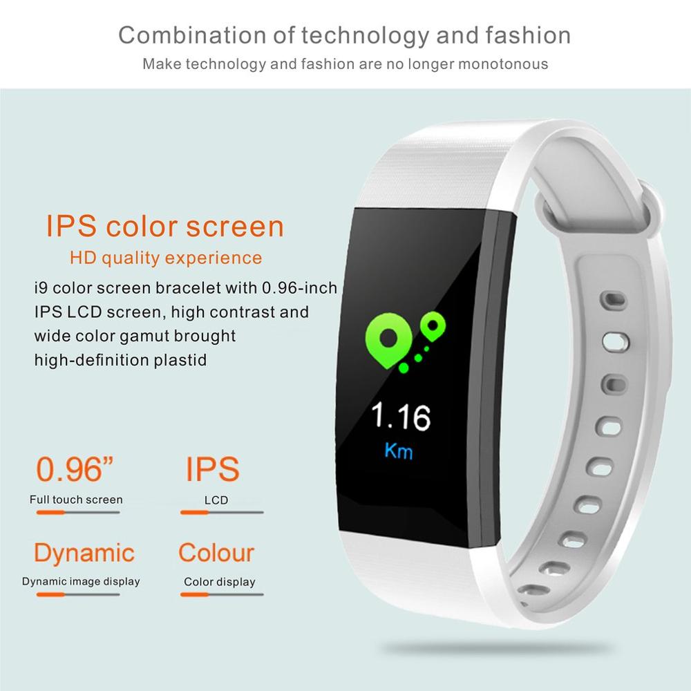 I9 Sports Smart Watch Color Screen Bracelet Heart ... – Grandado