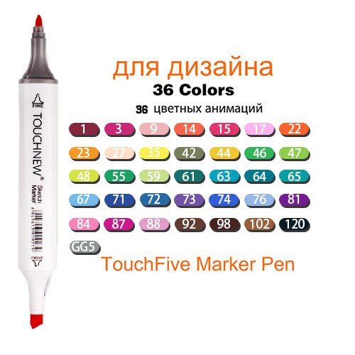 36/48/60/80/168 Colors TOUCHNEW Art Markers Pen Se... – Vicedeal