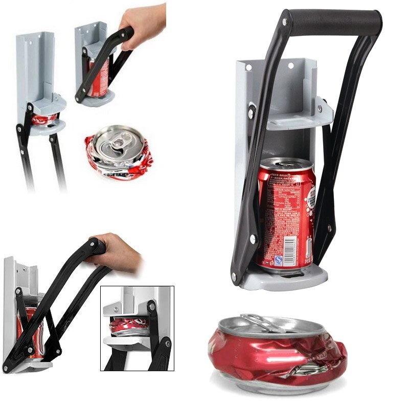 Bottle Opener Beer Tin Can Crusher With Grip Handl... – Grandado