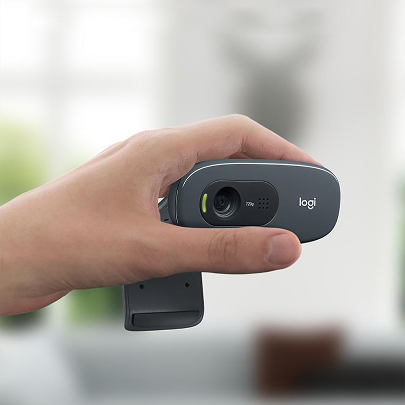 100% Original Logitech C270 Webcam HD Vid 720P Bui... – Grandado