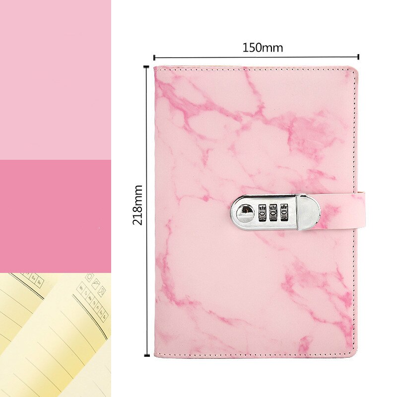 Kleurrijke Lock Notebook Secret Bescherming Planne... – Vicedeal