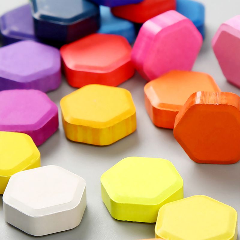 1Box Watercolor Pigment Set 36-Color Watercolor Pa... – Grandado