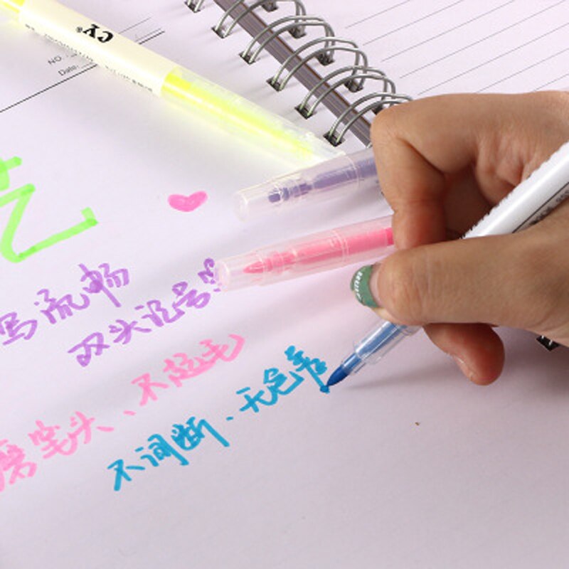 Juego de 6 subrayadores escolares, rotuladores de ... – Grandado