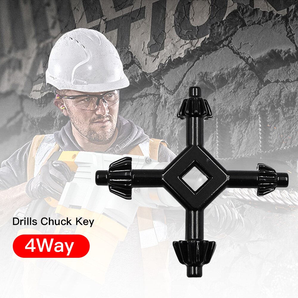 Drills Chuck Key 4 Way Drill Press Chucks Universa... – Grandado
