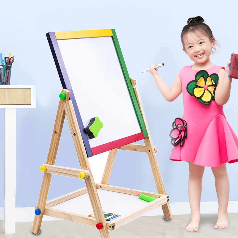 Adjustable Kids Easel Drawing Board Folding Sketch... – Vicedeal
