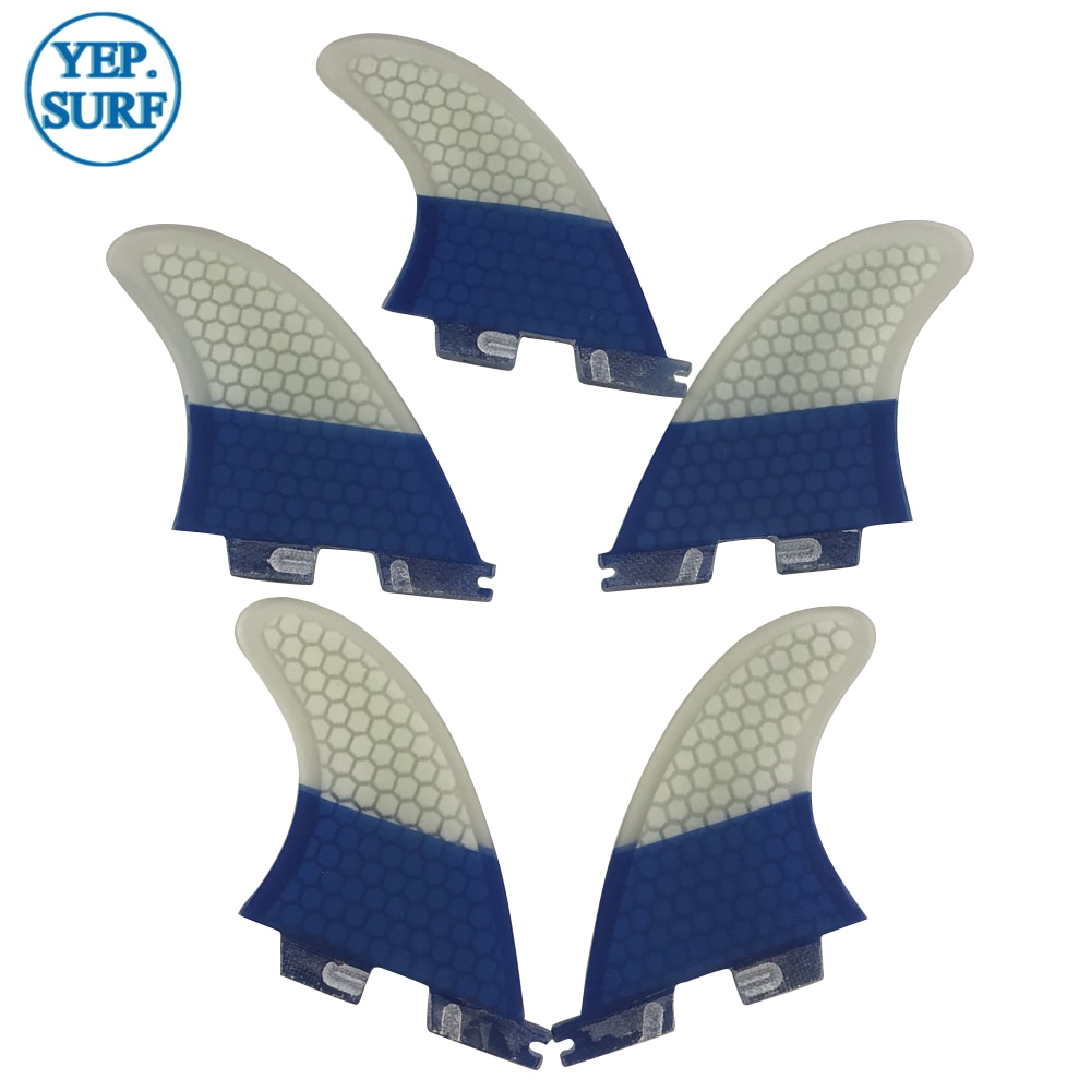 Surfboard fins FCS2 K2.1 FINS Tri-quad fins Surf F... – Vicedeal