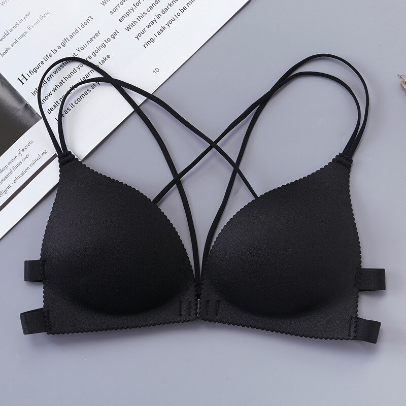 3D Seamless Front Buckle Bra Beautiful Back Sexy C... – Vicedeal