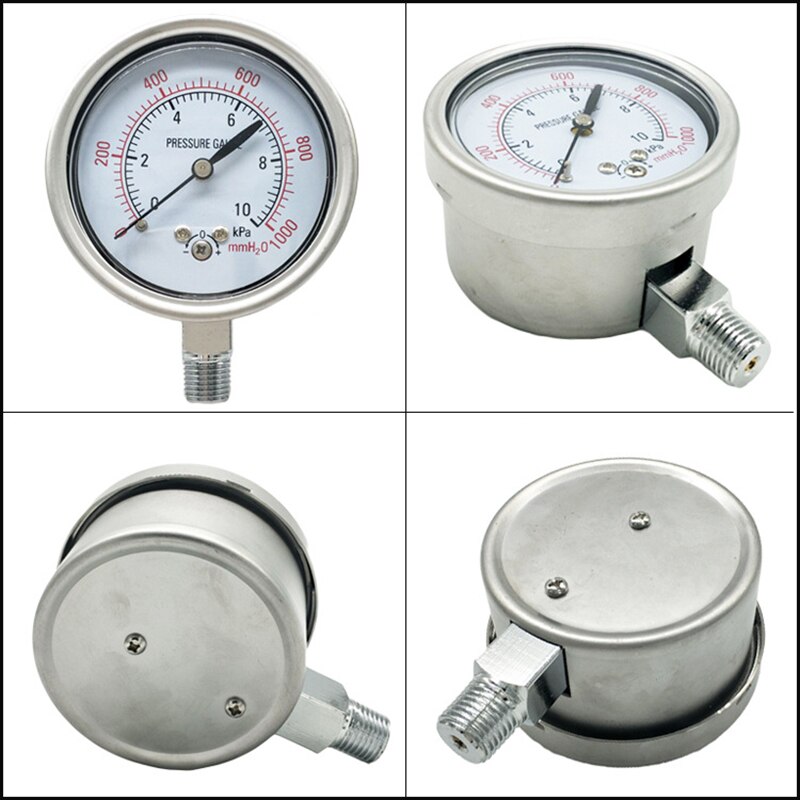 YE-60 Diaphragm Pressure Gauge Pointer Vacuum Stai... – Grandado