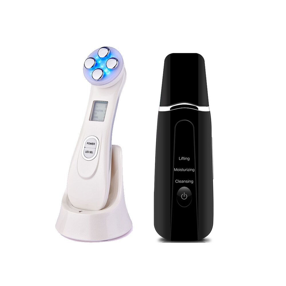 Ultrasonic Skin Scrubber Facial Cleansing Peeling ... – Grandado