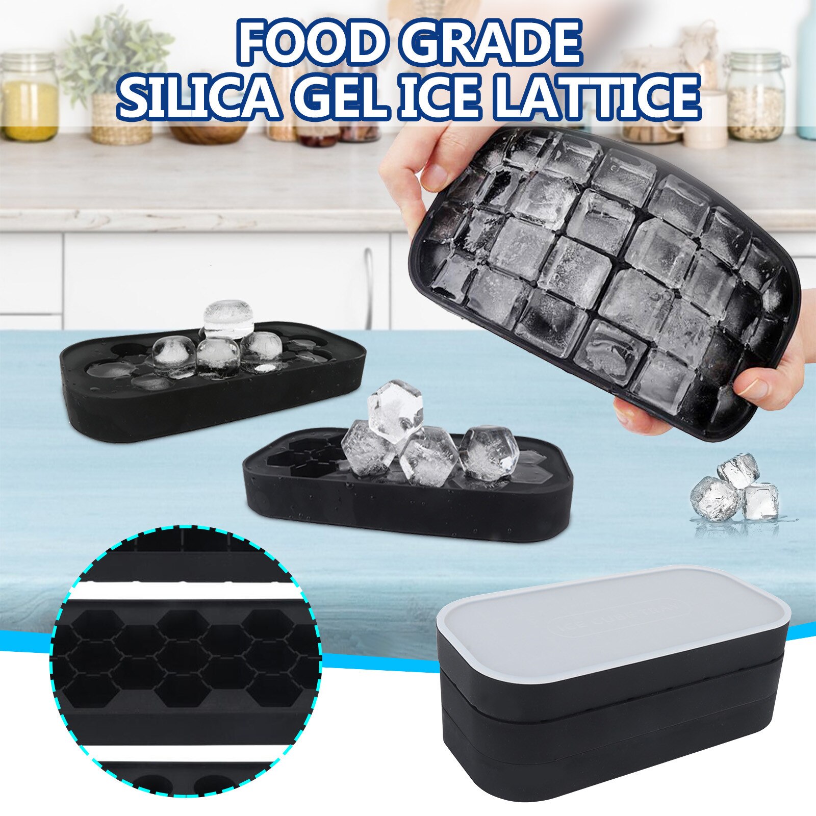 1PC Silicone Ice Cube Maker Form For Ice Candy Cak... – Grandado