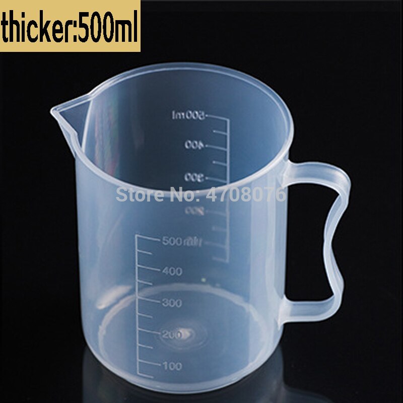 PP graduated beaker Plastic lab measuring cup with... – Vicedeal