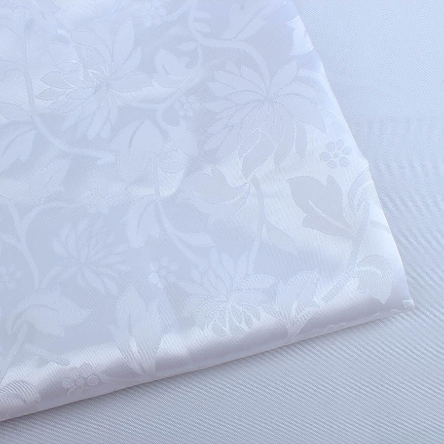 Retro Lotus Flower Polyester Brocade Jacquard Fabr... – Vicedeal