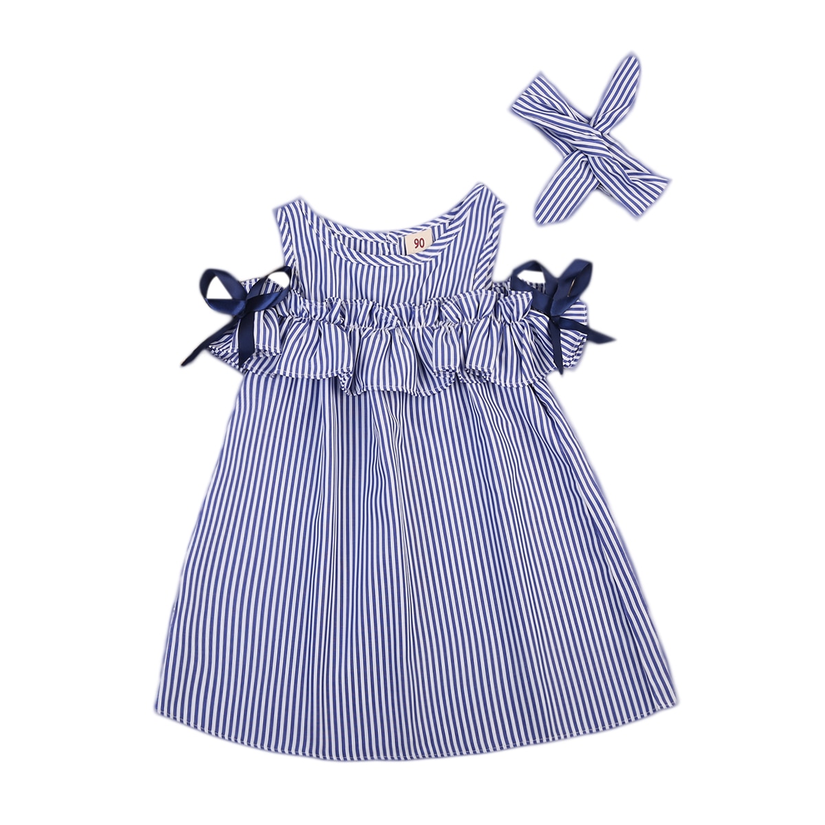 Summer Kids Mini Dress Toddler Kids Baby Girls lov... – Vicedeal