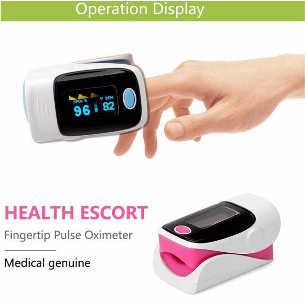 Portable Fingertip Pulse Oximeter Finger Clip Oxim... – Vicedeal