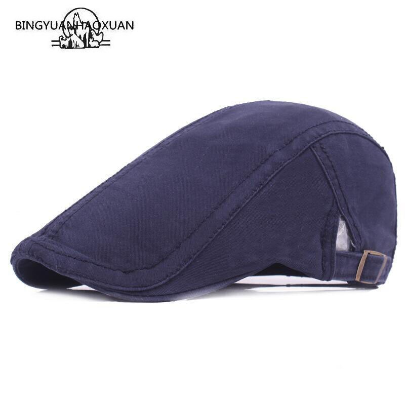 SUOGRY Cotton Beret Hats for Men Solid Berets Caps... – Vicedeal