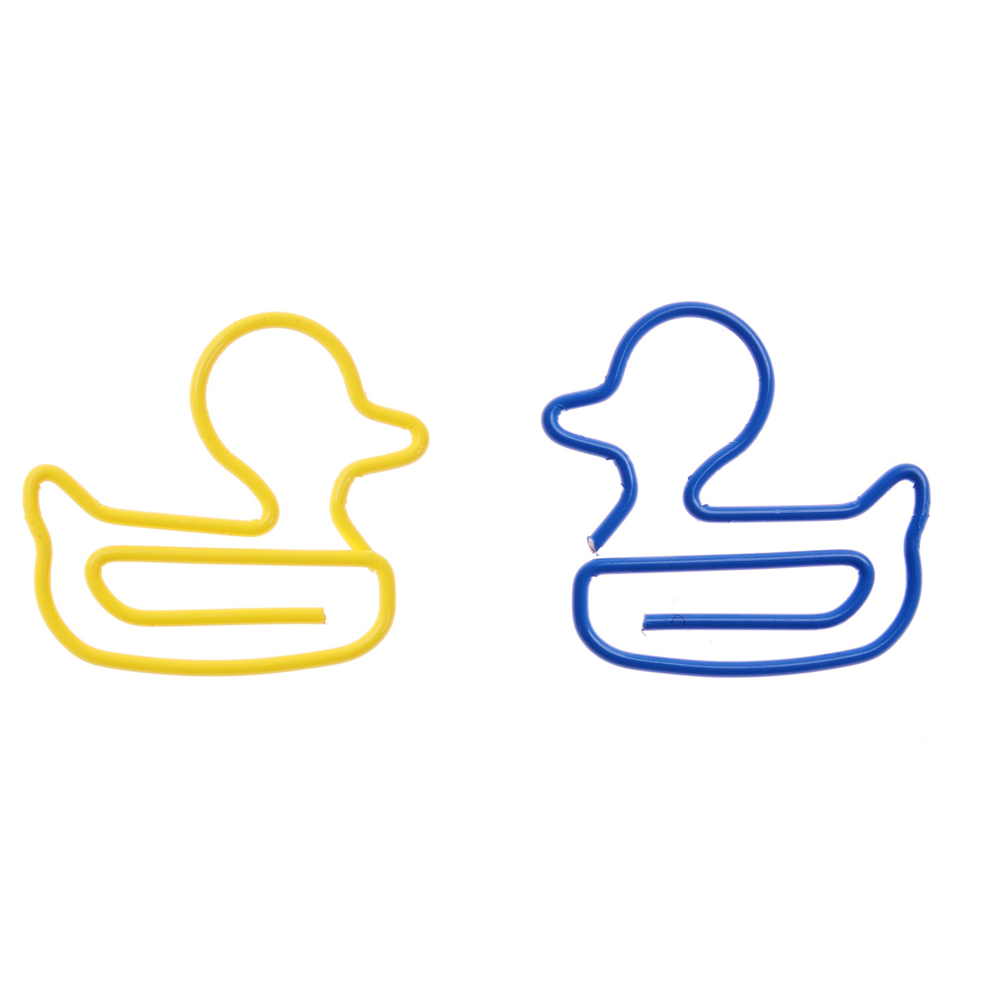 20Pcs/Box Cute Duck Animal Metal Bookmark Paper Cl... – Grandado