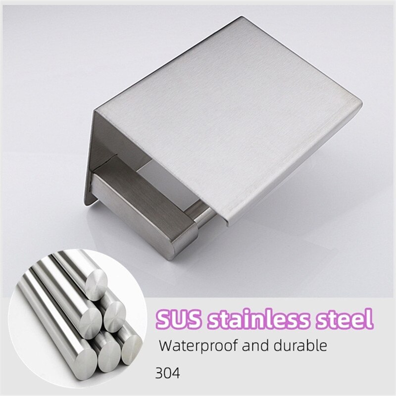 Toiletrolhouder Zwart Roll Papier Houder Wc Rvs Pa... – Vicedeal