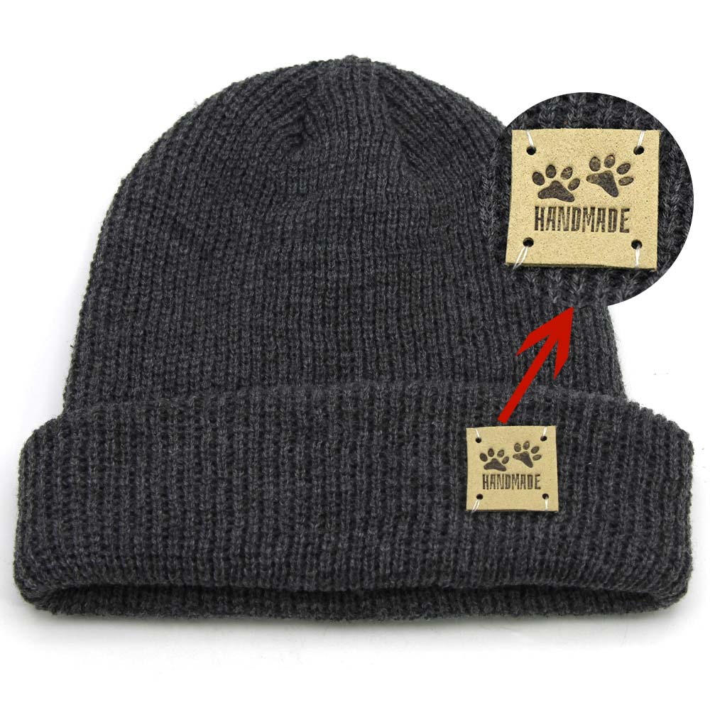 20pcs Kawaii Cat Paw Leather Labels Handmade Label... – Grandado