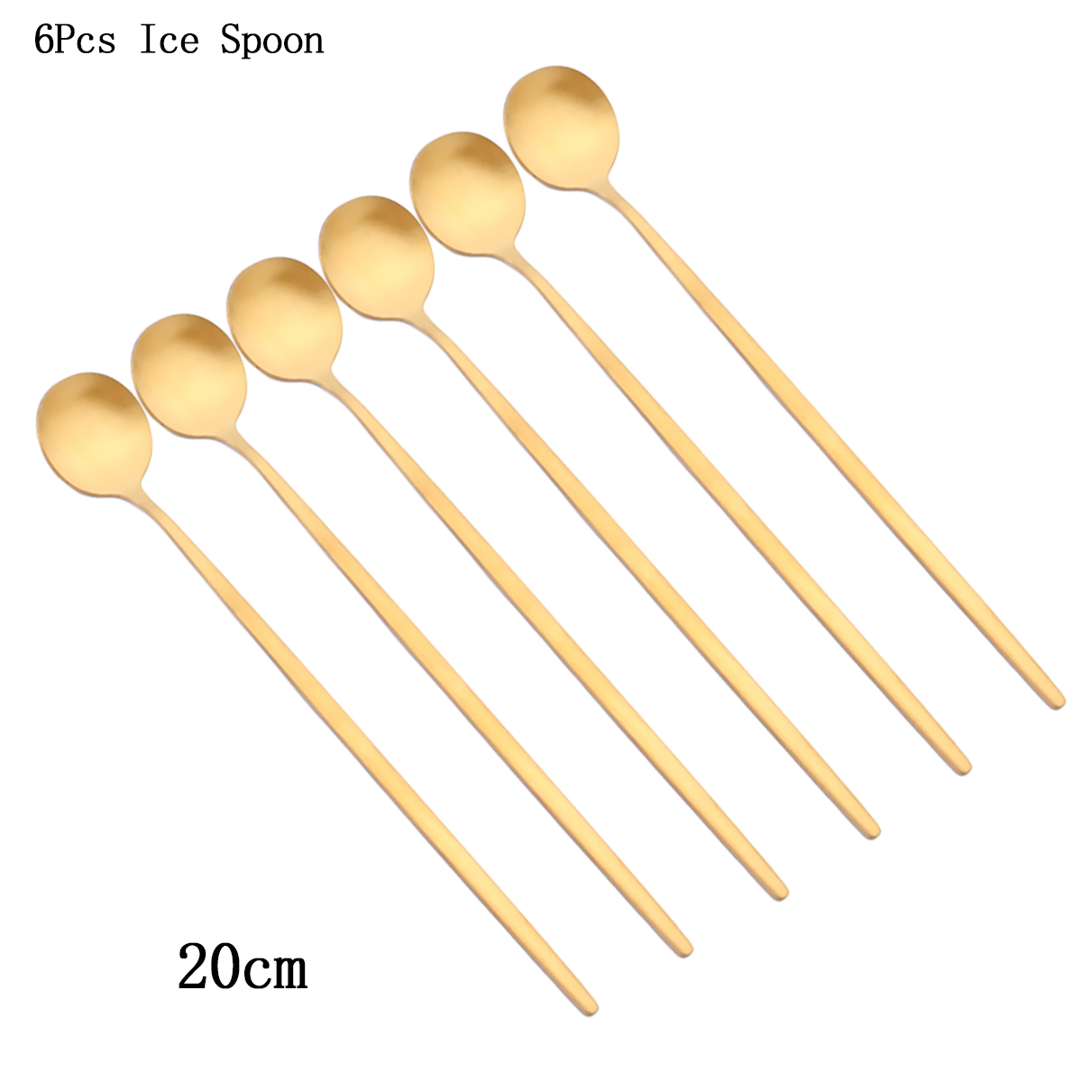 Zoseil 6Pcs Dinnerware Gold Knife Fork Tea Spoon T... – Vicedeal