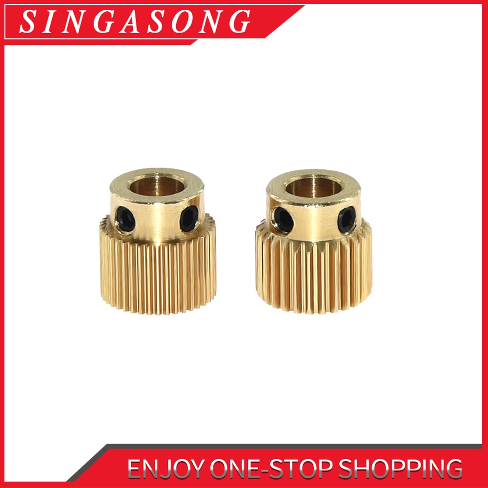 Mk7 MK8 Extruder Gear 26 40 Tand Tanden Messing Dr... – Grandado