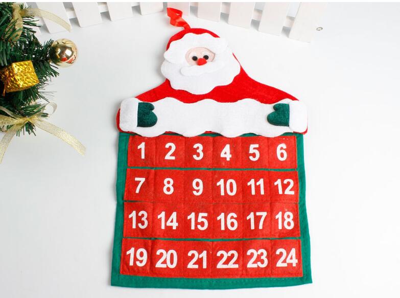 Christmas Santa Claus Calendar Kalendar Xmas ELK A... – Vicedeal
