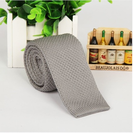 Men\'s Solid Tie Knit Knitted Tie Plain Necktie Na... – Vicedeal