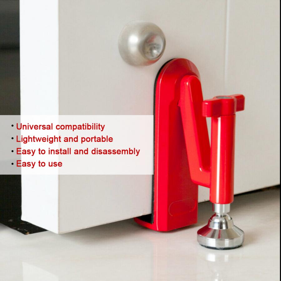 Door Stopper Lockdown Portable Lock Brace for Home... – Grandado