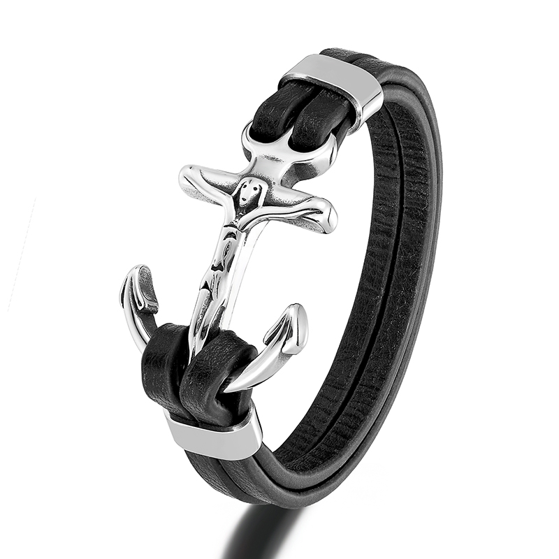 Mannen Punk Rock Armband Goud Roestvrij Staal Luxe... – Vicedeal