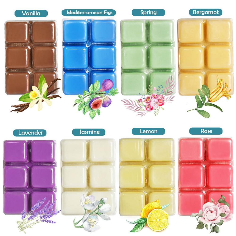 8Pcs Scented Wax Cubes 100% Soja Wax Kaars Voor Br... – Vicedeal