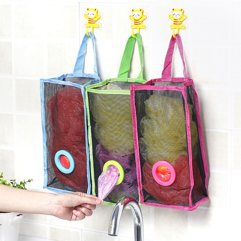 Hanging Trash Bag Storage Shopping Bagstor Contain... – Vicedeal
