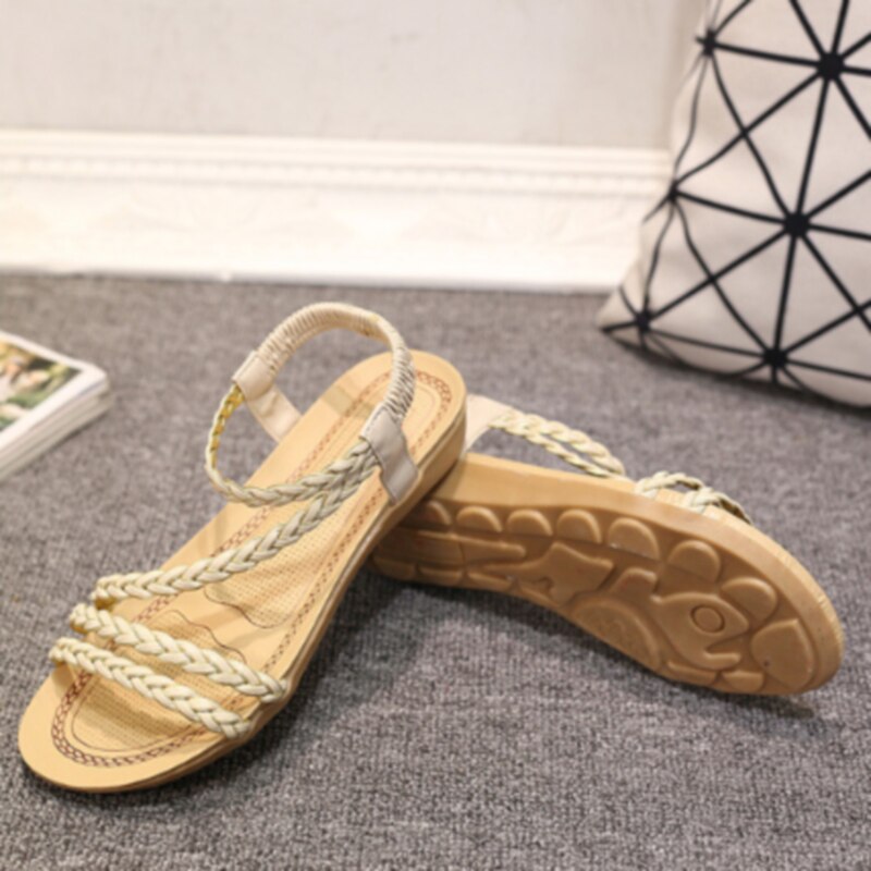 Bohemian Zomer Strand Platte Hak Sandalen Vrouwen ... – Vicedeal Bohemian Zomer Strand Platte Hak Sandalen Vrouwen ... – Vicedeal