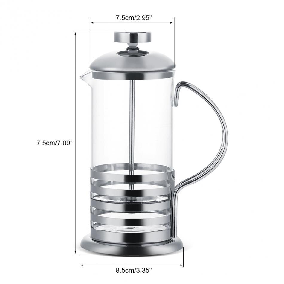 350 ML Handmatige Koffie Espresso Maker Pot Roestv... – Vicedeal